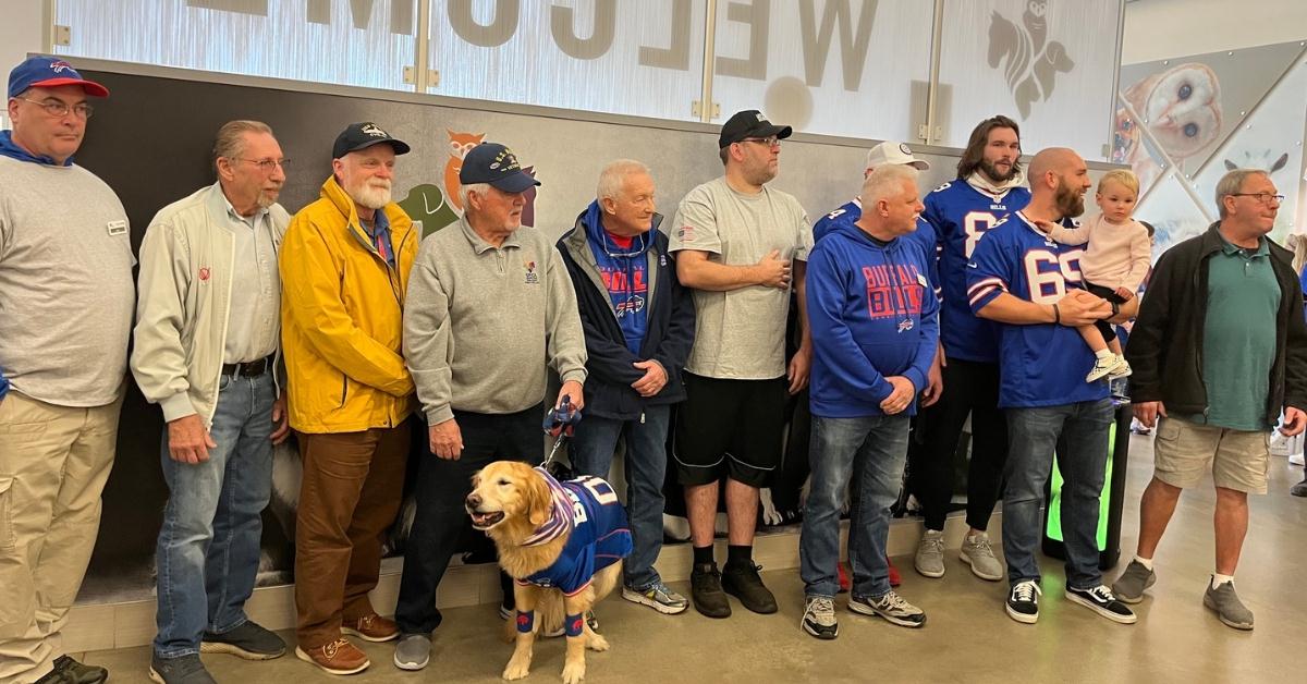 Buffalo Bills Visit SPCA Veterans, Commend "SPCA Vets & Pets" as Part ...