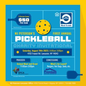 MJ Peterson's Pickleball Charity Invitational - Dog, Cat, Pet Adoption ...